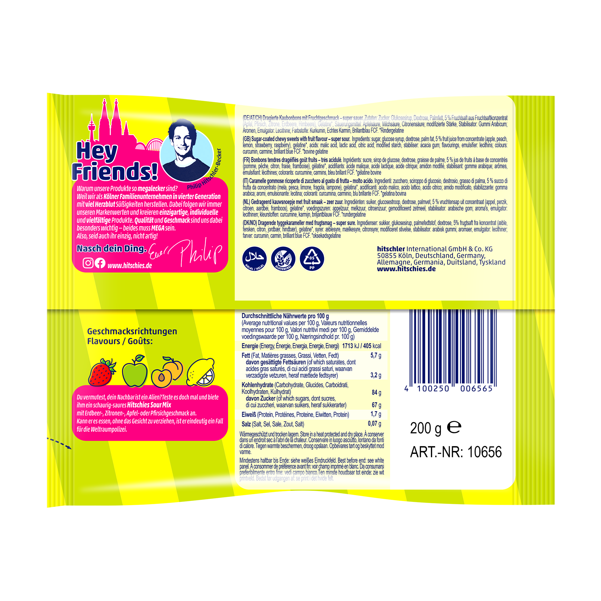 Hitschies Sour Mix chewy candy - 200 g